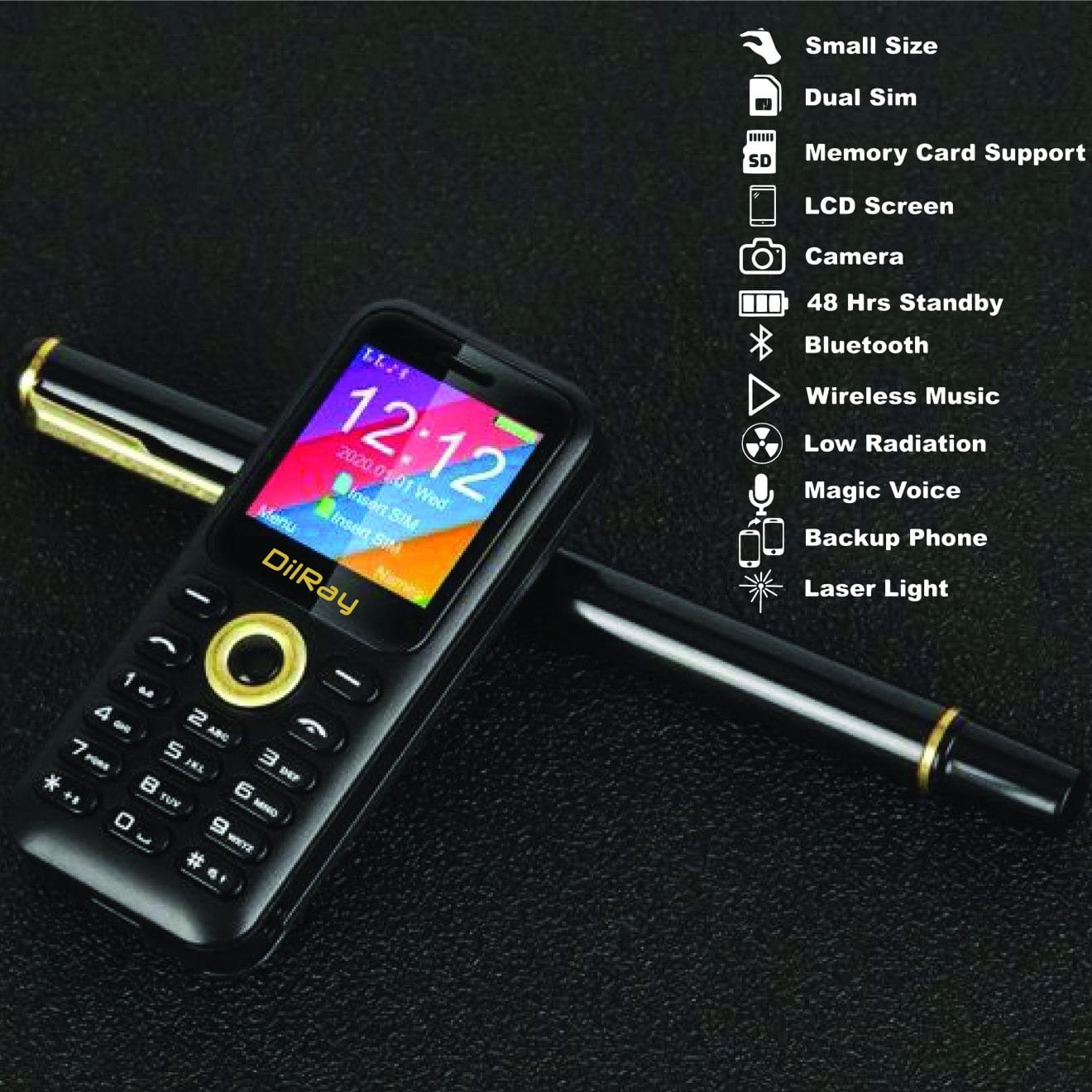 Black Mini Phone - DilRay